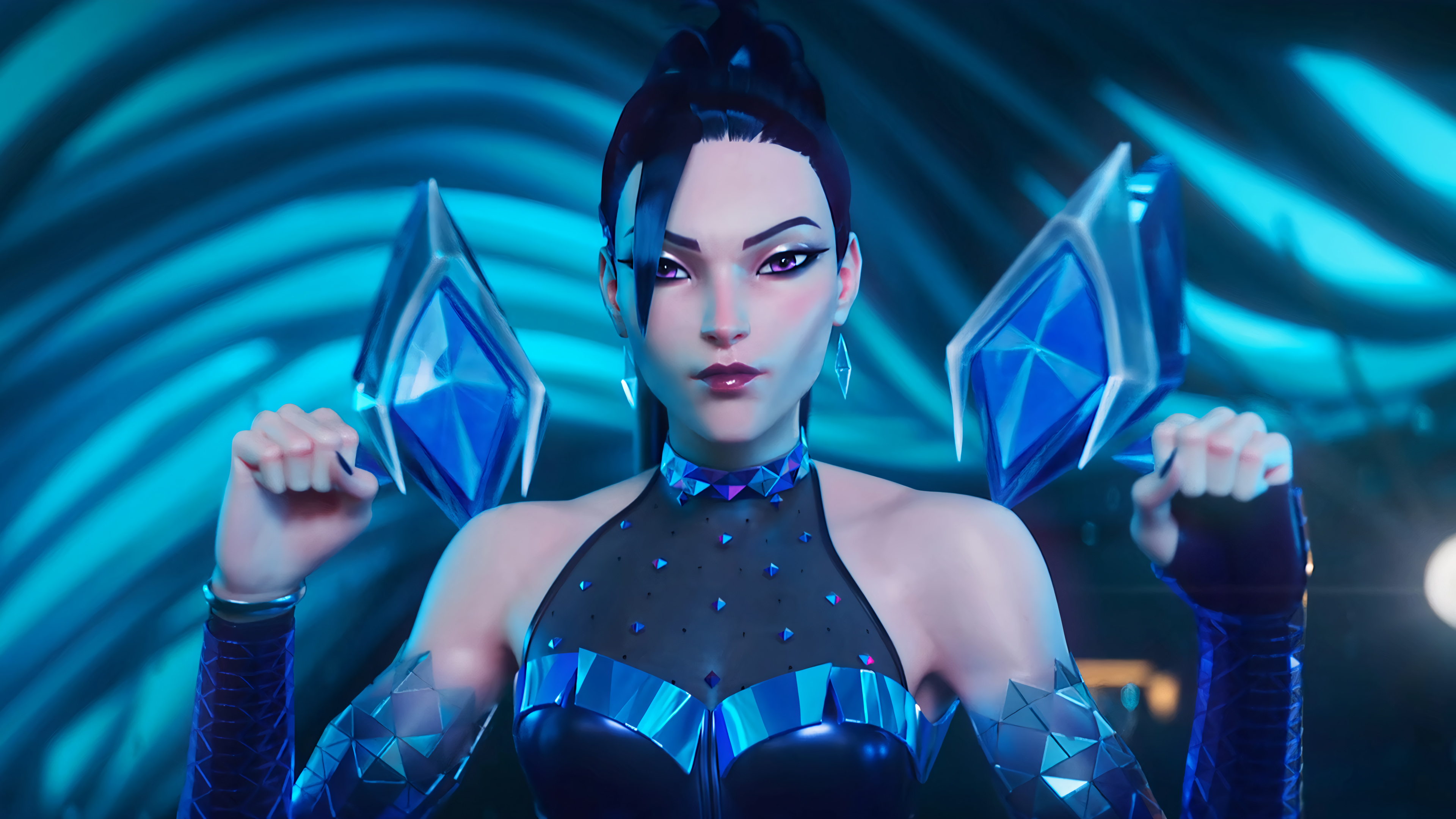 K/DA ALL OUT MORE - 插画 - 幽灵疾步-Ghostoact